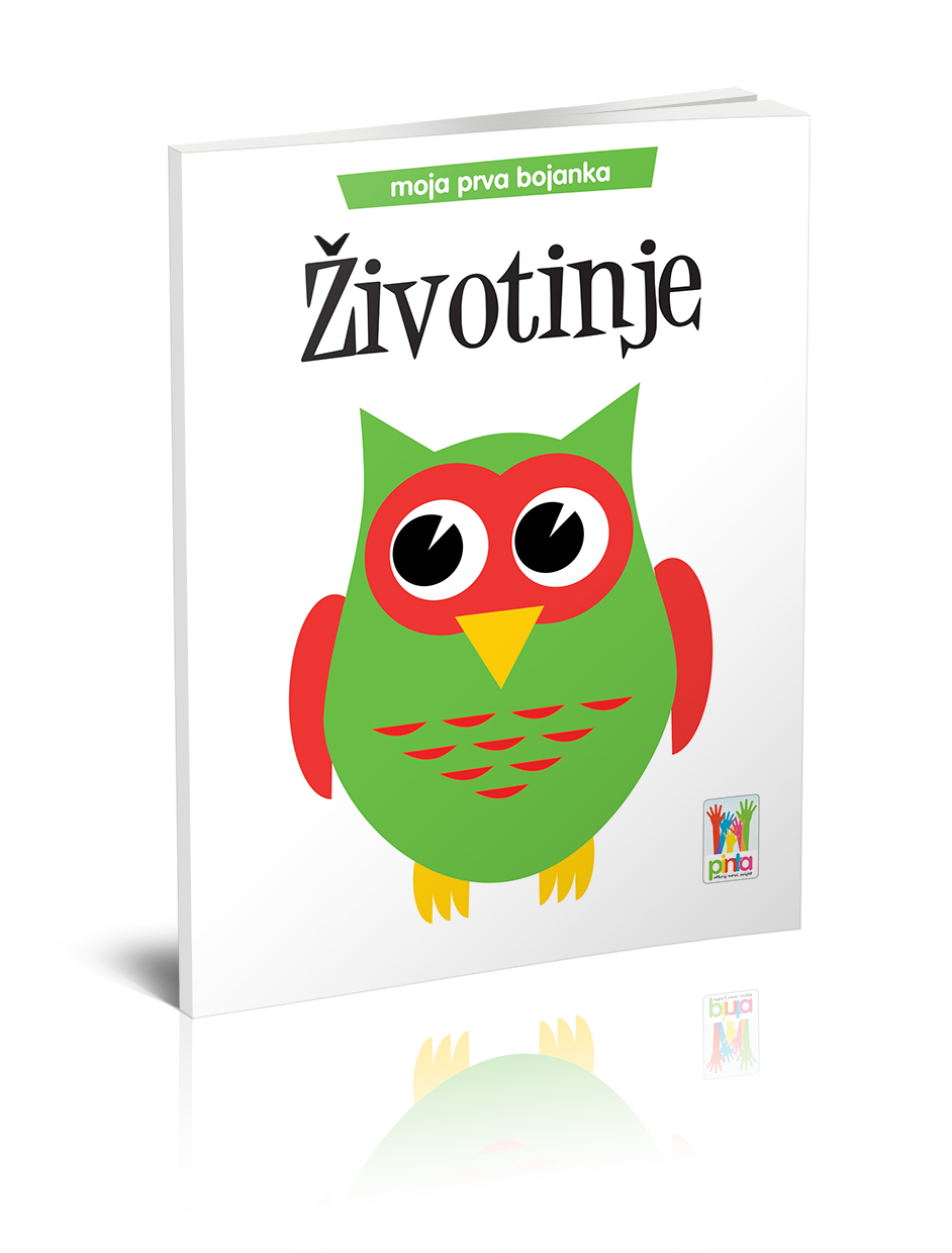 Moja prva bojanka – Životinje (PI) | myBook